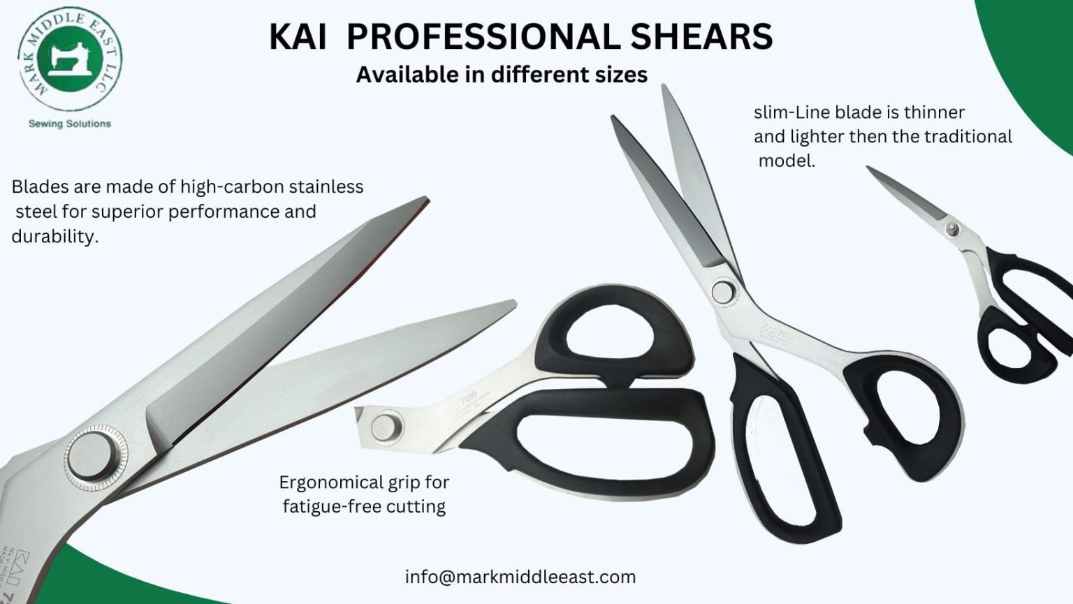 KAI 7250 10 INCH PROFESSIONAL SHEARS – Mark Middle East LLC